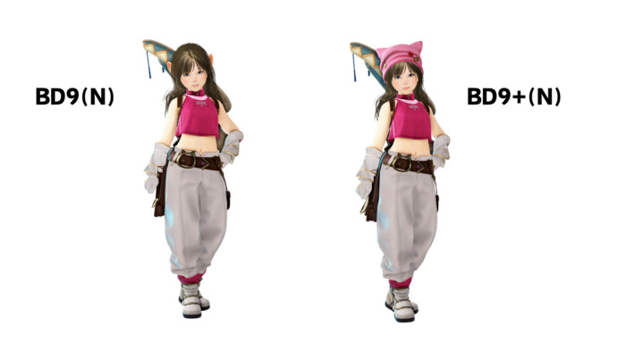 【黒い砂漠】限定衣装「BD9(N)」と「BD9+(N)」の違い | おっさんゲーマーどっとねっと